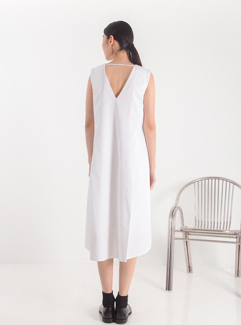 Double V-Neck Dress – THE FORM